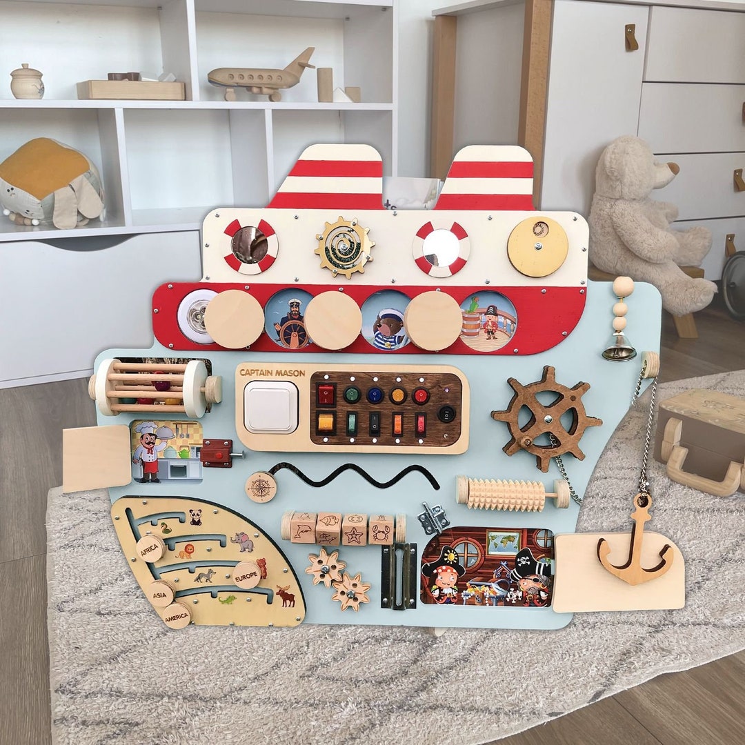 Wall Mounted Toys for Waiting Rooms Sea Theme, Pediatric Office Toys ...