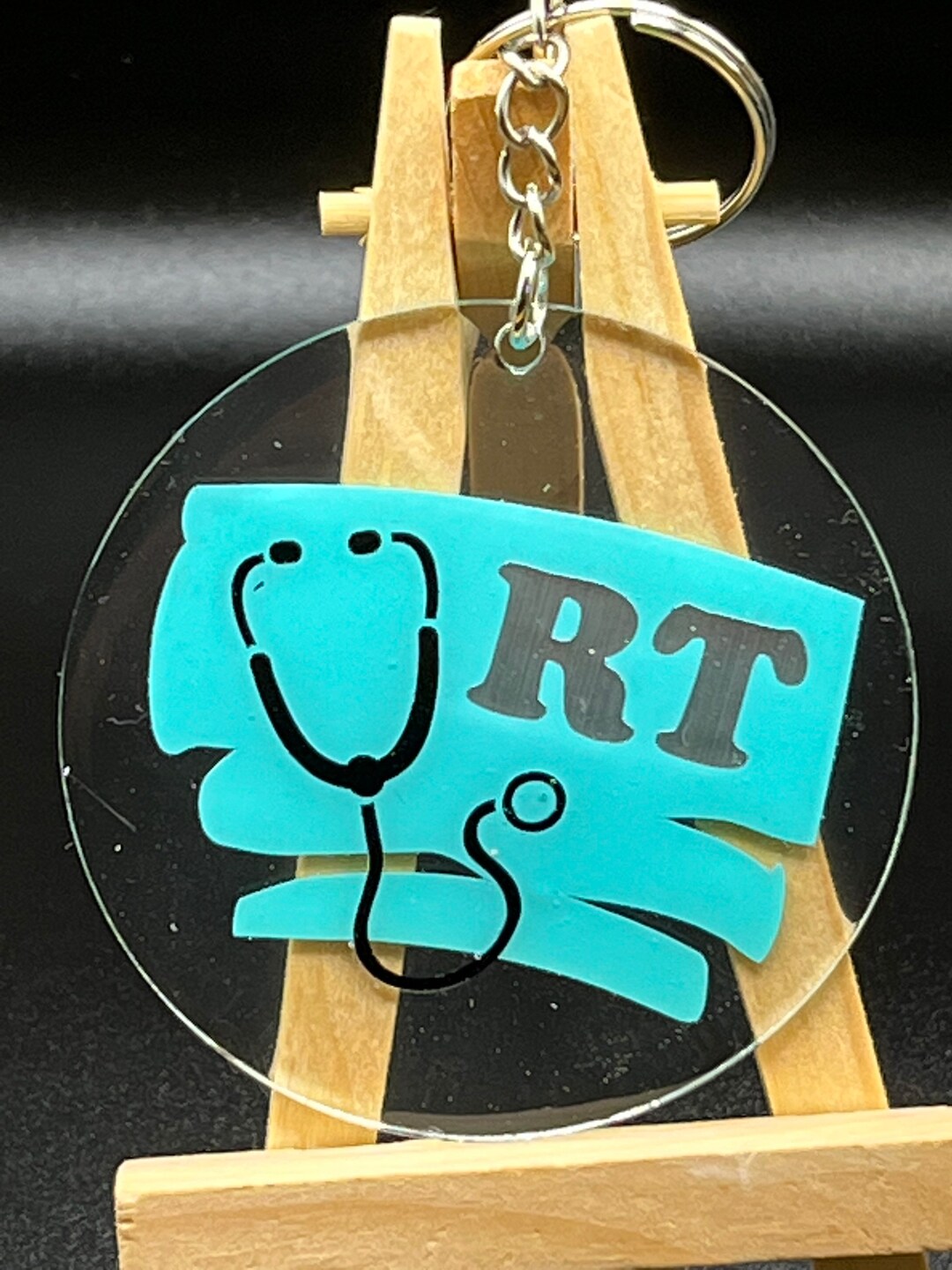 RT Keychain Respiratory Therapist Keychain - Etsy