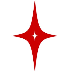 Mid-century Modern 4 Point Star Small Accent | Mid Century Atomic ...