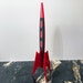 MCM Space Rocket With Atomic Black Cat 3 Piece Mid Century - Etsy