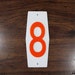 Individual Mid Century Modern House Number MCM Rectangle - Etsy