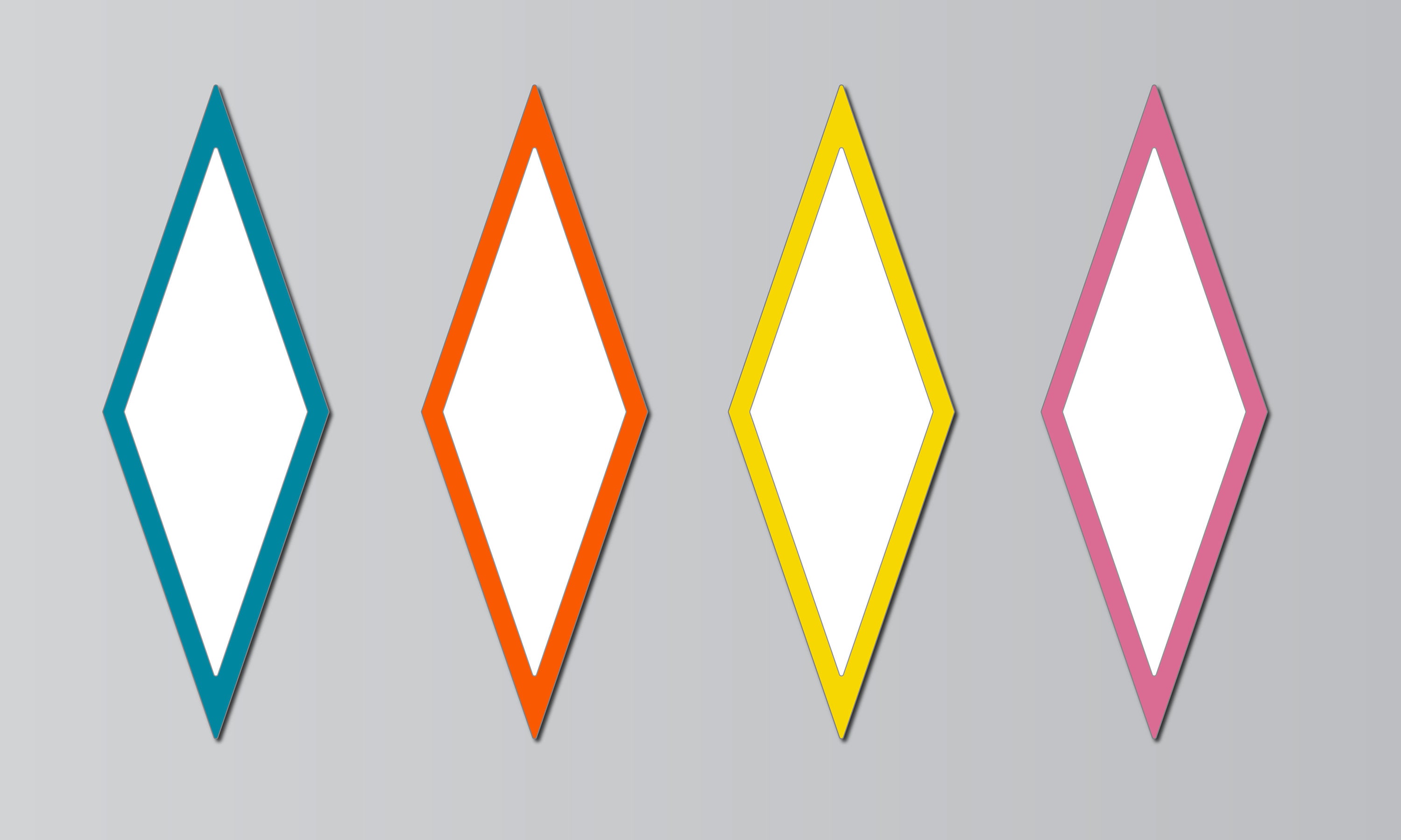 Diamond Shape Wall Accent Mid Century Modern Style Home - Etsy