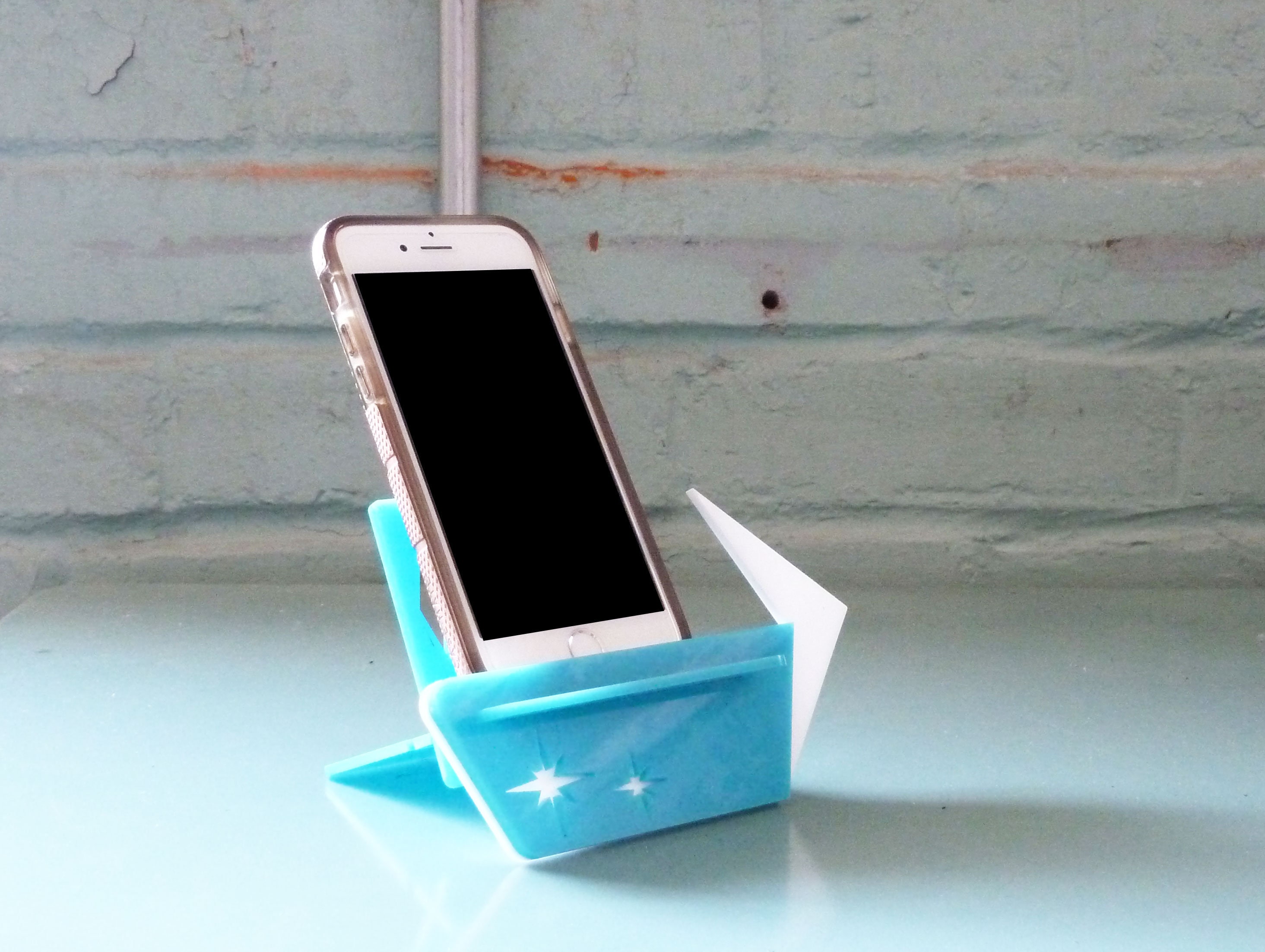 Phone Holder and Docking Station Mid Century Modern Style - Etsy