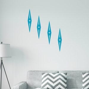 Diamond Shape Mid Century Modern Wall Decor - Etsy