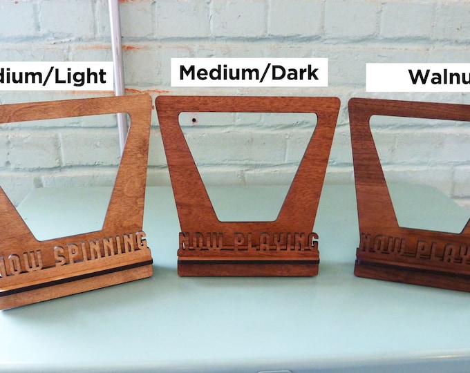 Minimalistic Vinyl Record Stand | LP Display | Now Spinning Stand | Now ...