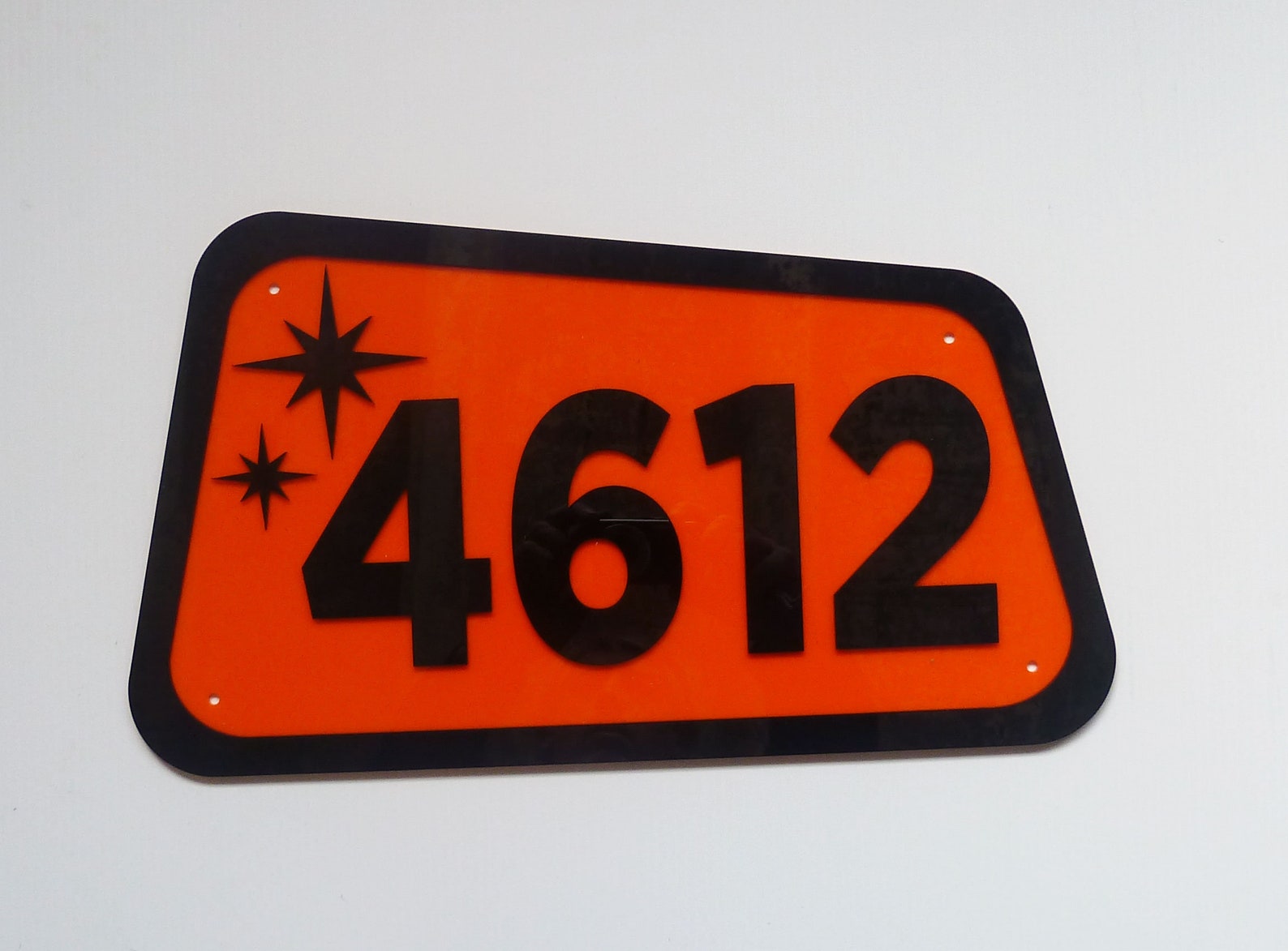 Mid Century Modern House Number Sign Custom Address Sign - Etsy