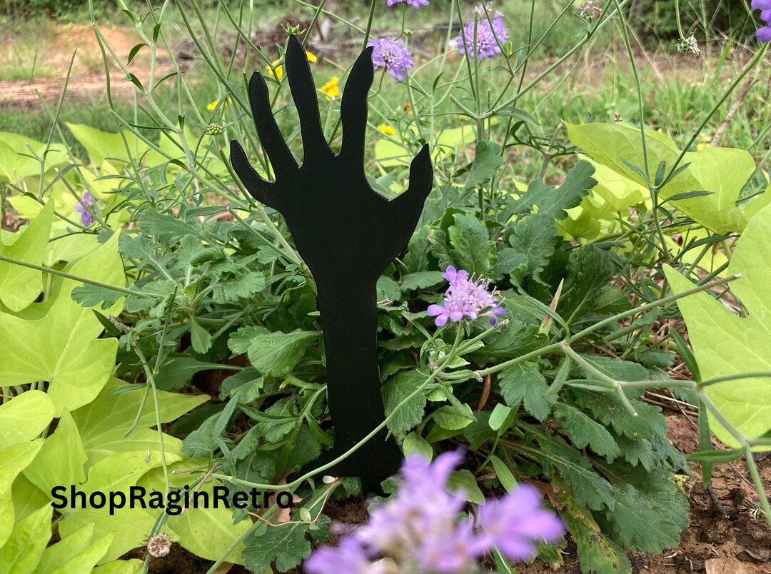 Halloween Houseplant Decor | Corpse Hand Garden Decor | Corpse Hand ...