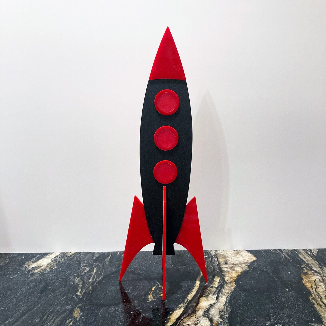 Atomic Age Space Rocket Mid Century Modern Sculpture Retro - Etsy