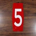 Individual Mid Century Modern House Number MCM Rectangle - Etsy
