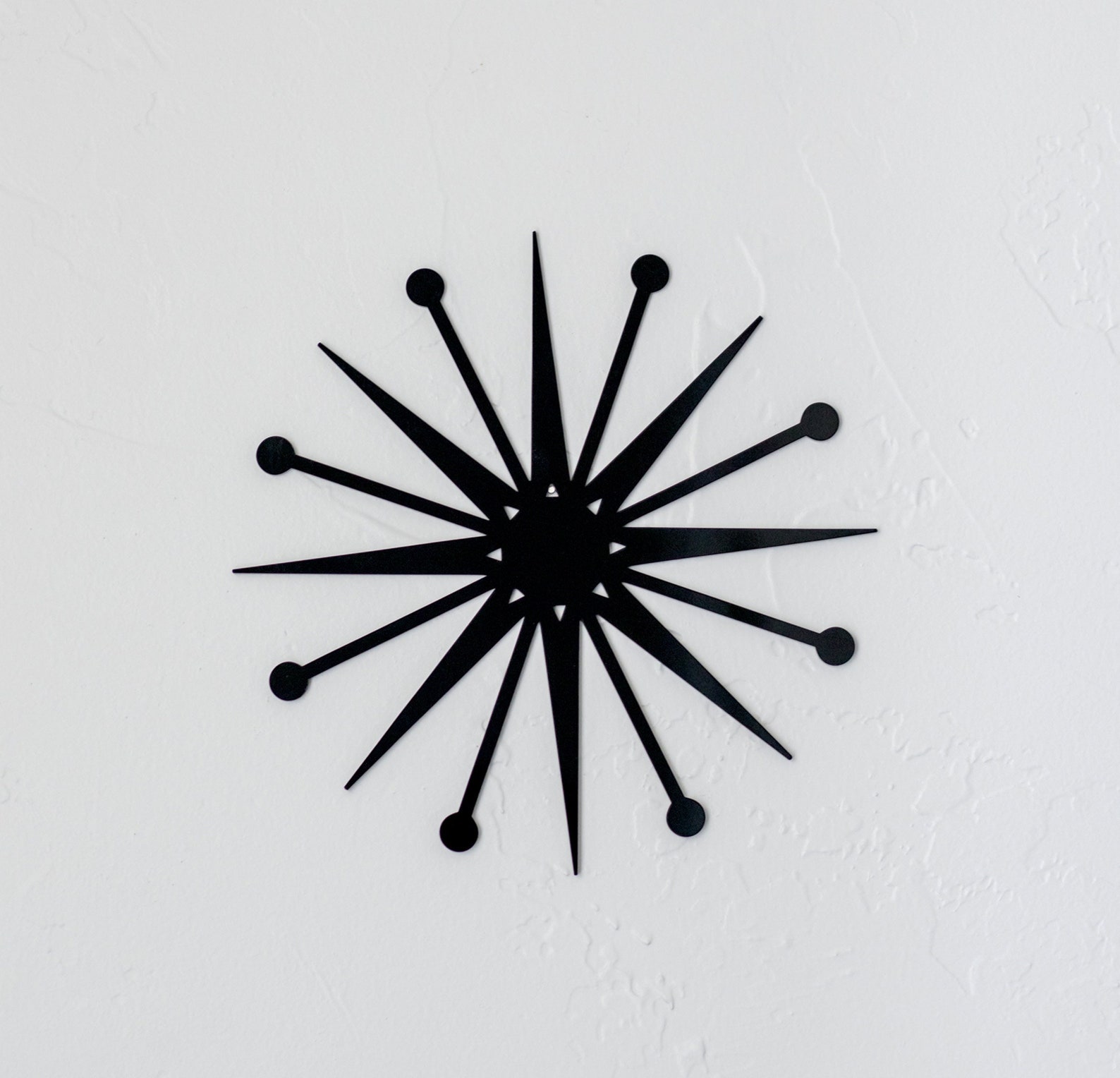 Mid-century Modern Starburst Wall Decor | MCM Accents | Vintage Star ...