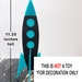 Atomic Age Space Rocket | Mid Century Modern Sculpture | Retro Home ...