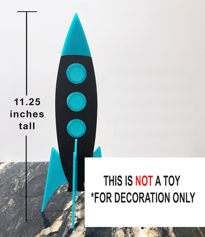 Atomic Age Space Rocket Mid Century Modern Sculpture Retro - Etsy