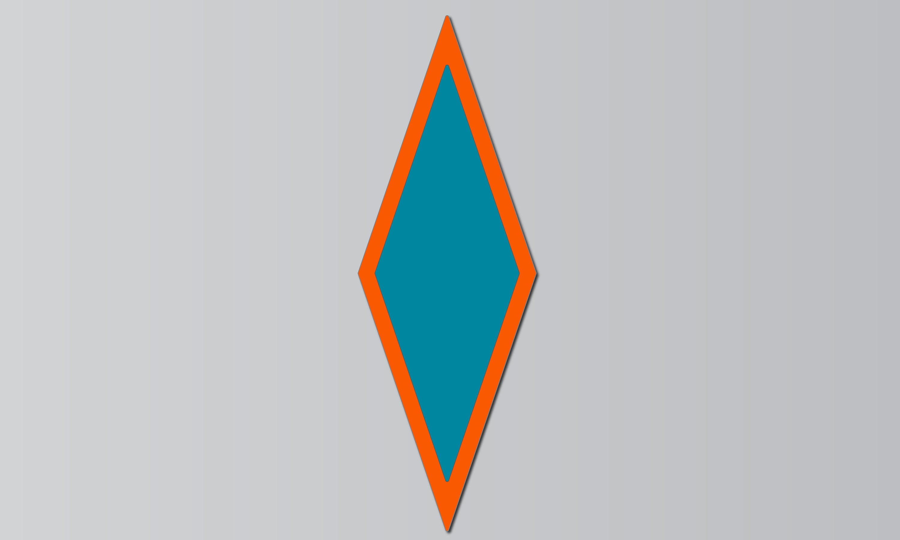 Diamond Shape Wall Accent Mid Century Modern Style Home - Etsy