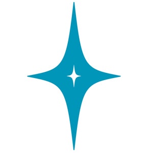 Mid-century Modern 4 Point Star Small Accent | Mid Century Atomic ...