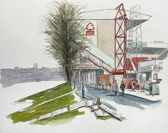 Nott'm Forest 25 Years at the City Ground Legends Print - Etsy UK