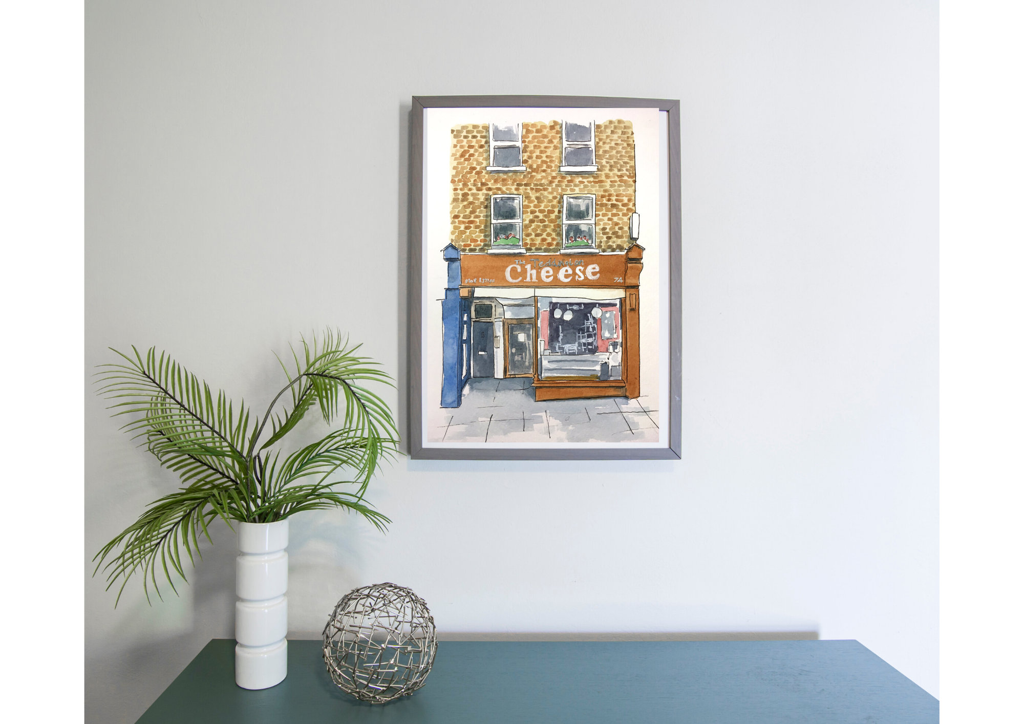 Original Custom Shop Portrait // Watercolour Shop Portrait // - Etsy