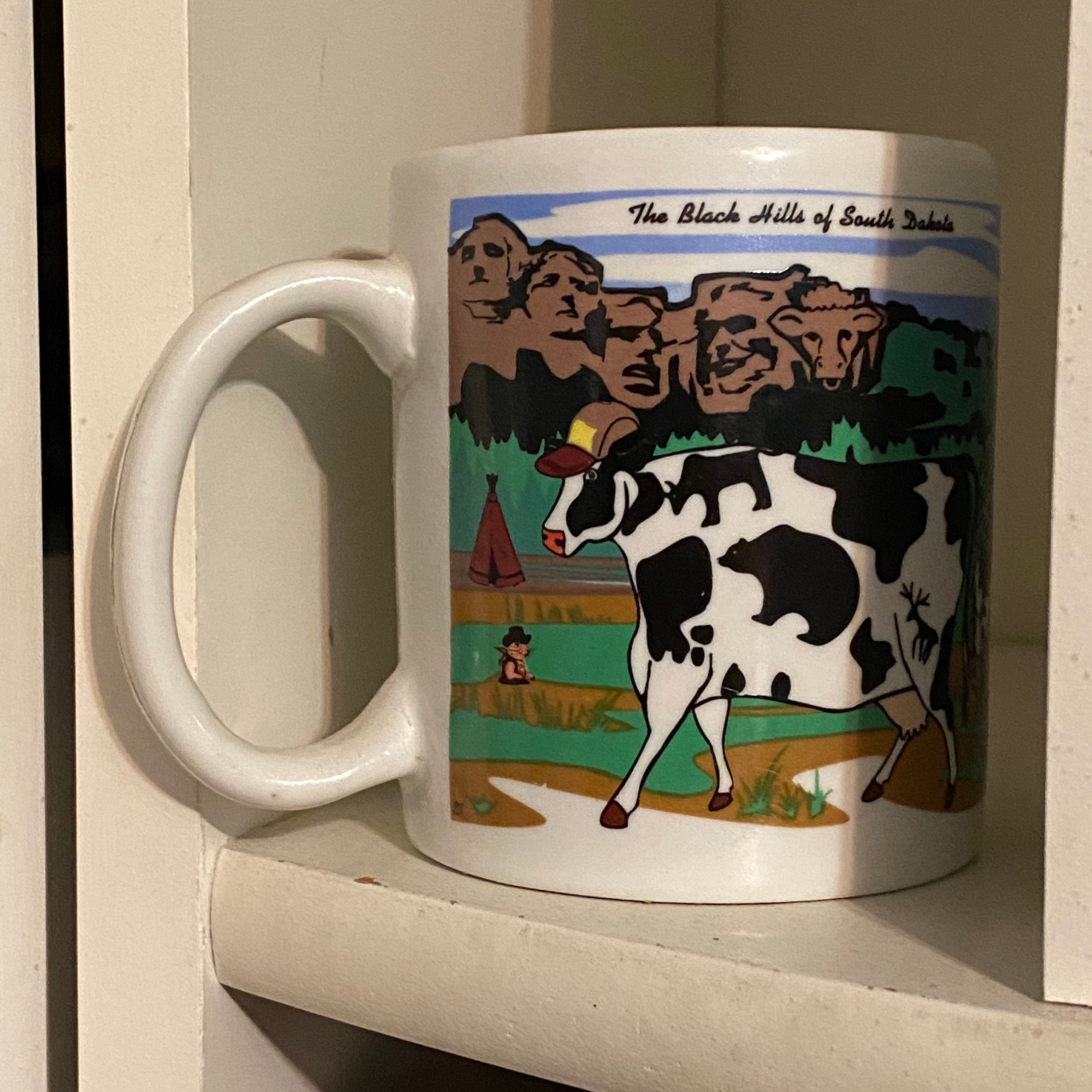 Retro vintage Collectible Cow Mug 2000 Road Trip Cow Mugs | Etsy