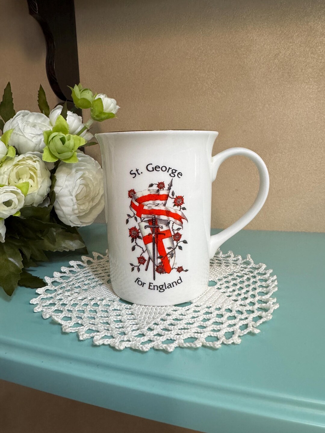 Vintage St. George Mug – Fine Bone China – “st. George for England ...