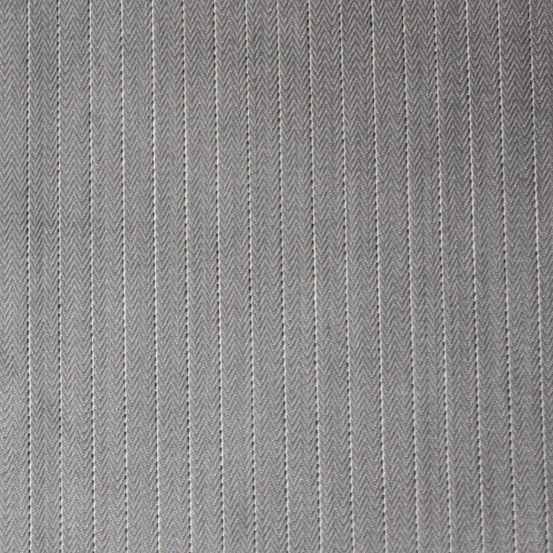 Handsome Cotton Pinstripe Fabric in Charcoal Gray or Black, Perfect for ...