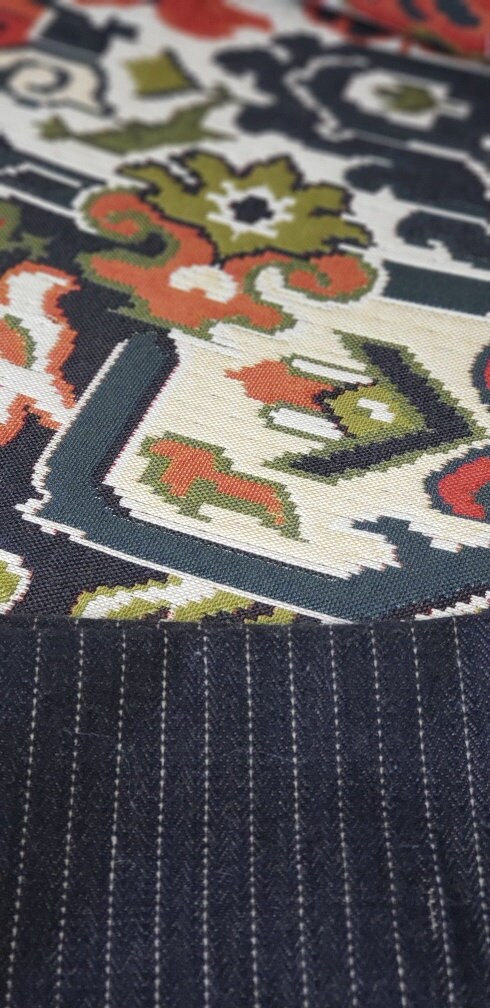 Wild With Color and Pattern in This Woven Polyester Pattern in | Etsy