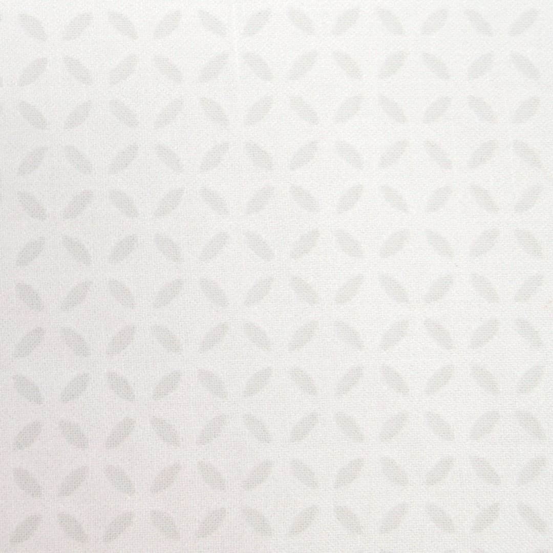 Creamy White LINEN Sheer With Small Geometric Burnouts, Perfect for ...