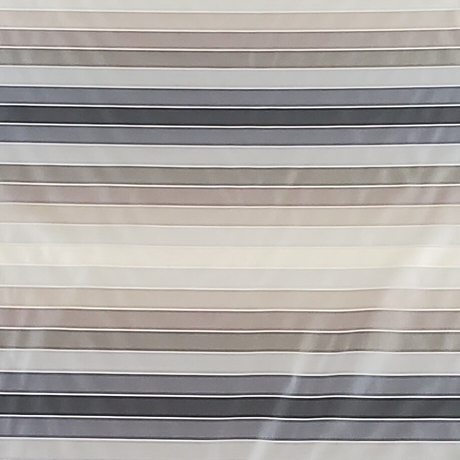 Gorgeous Shades of Gray/ivory Stripe Fabric, Perfect for Drapery, Light ...