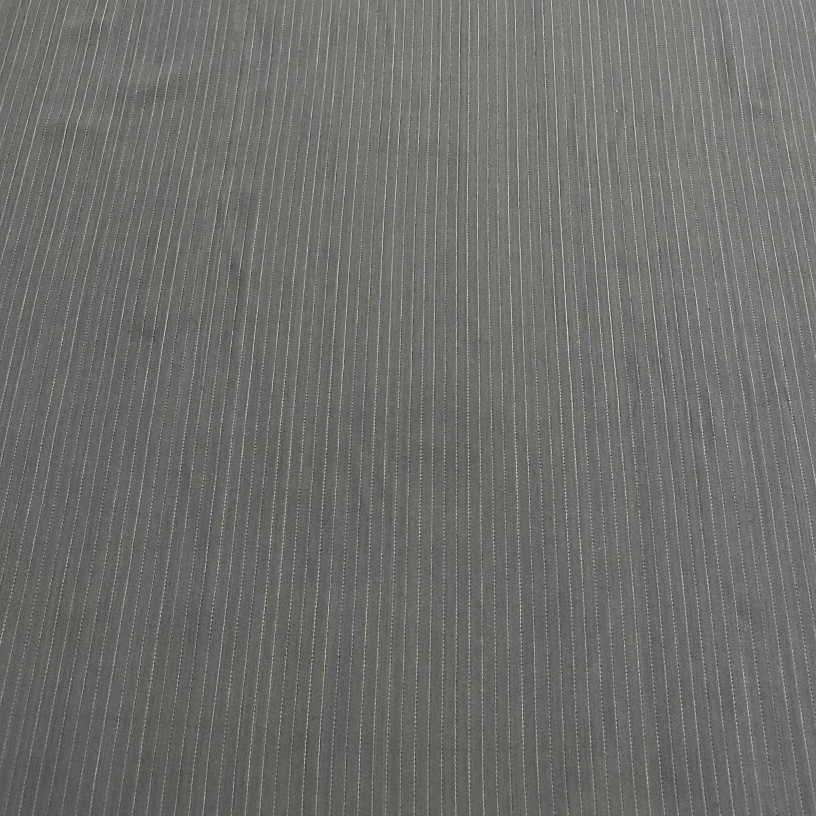 Handsome Cotton Pinstripe Fabric in Charcoal Gray or Black, Perfect for ...