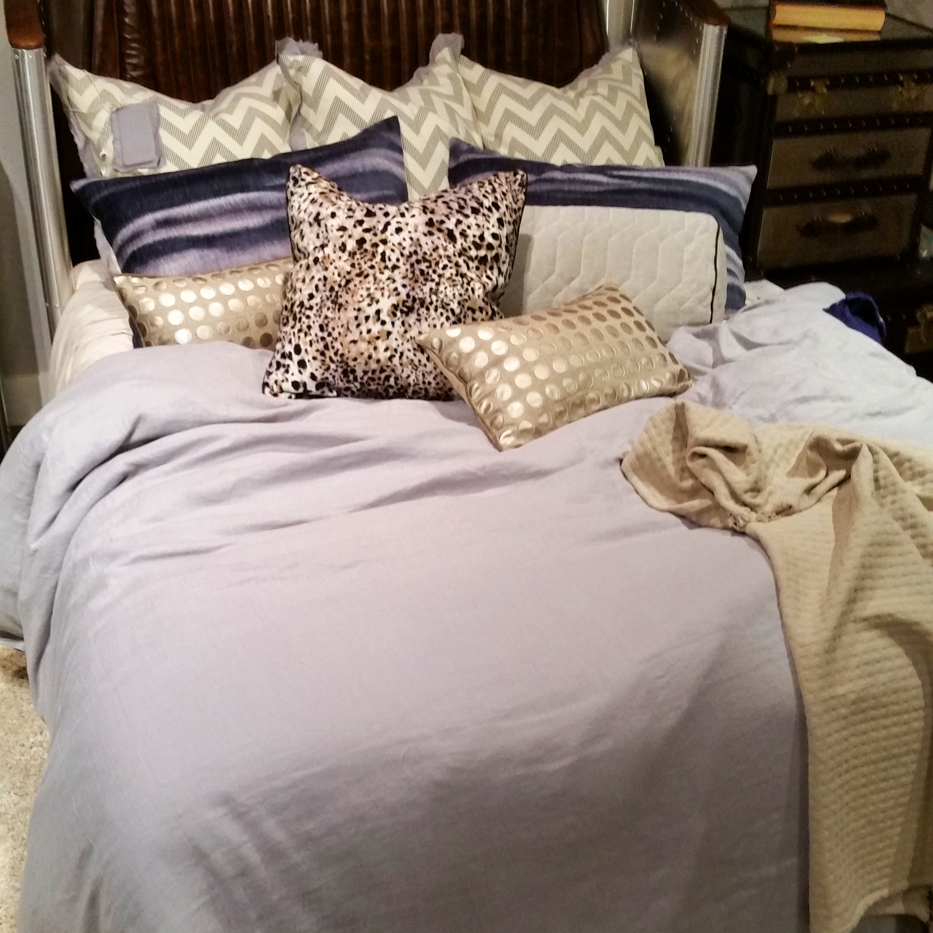 Stunning Lightweight Woven Bronze Fabric With Metallic Leather Circles ...