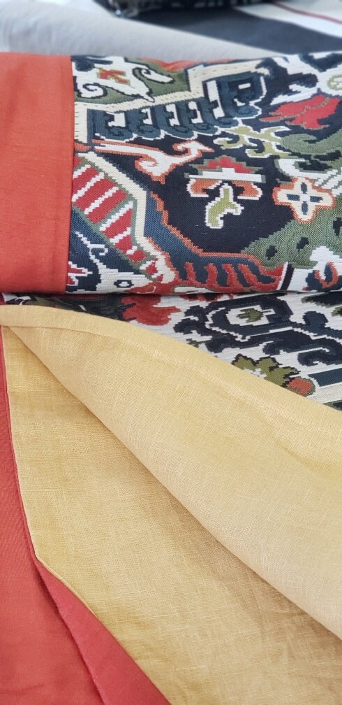 Wild With Color and Pattern in This Woven Polyester Pattern in | Etsy