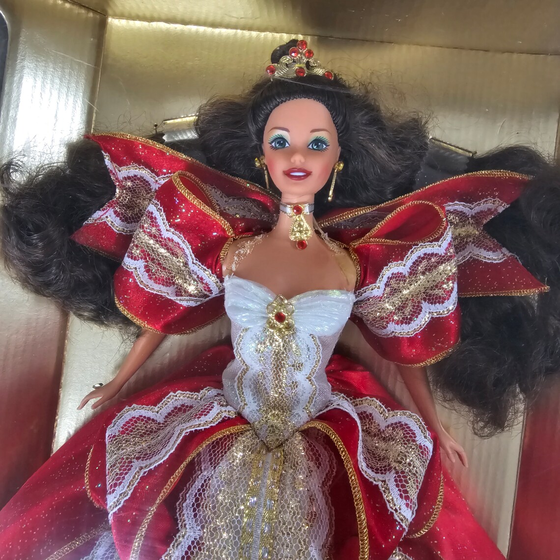 RARE Happy Holidays Barbie 17832 - Etsy