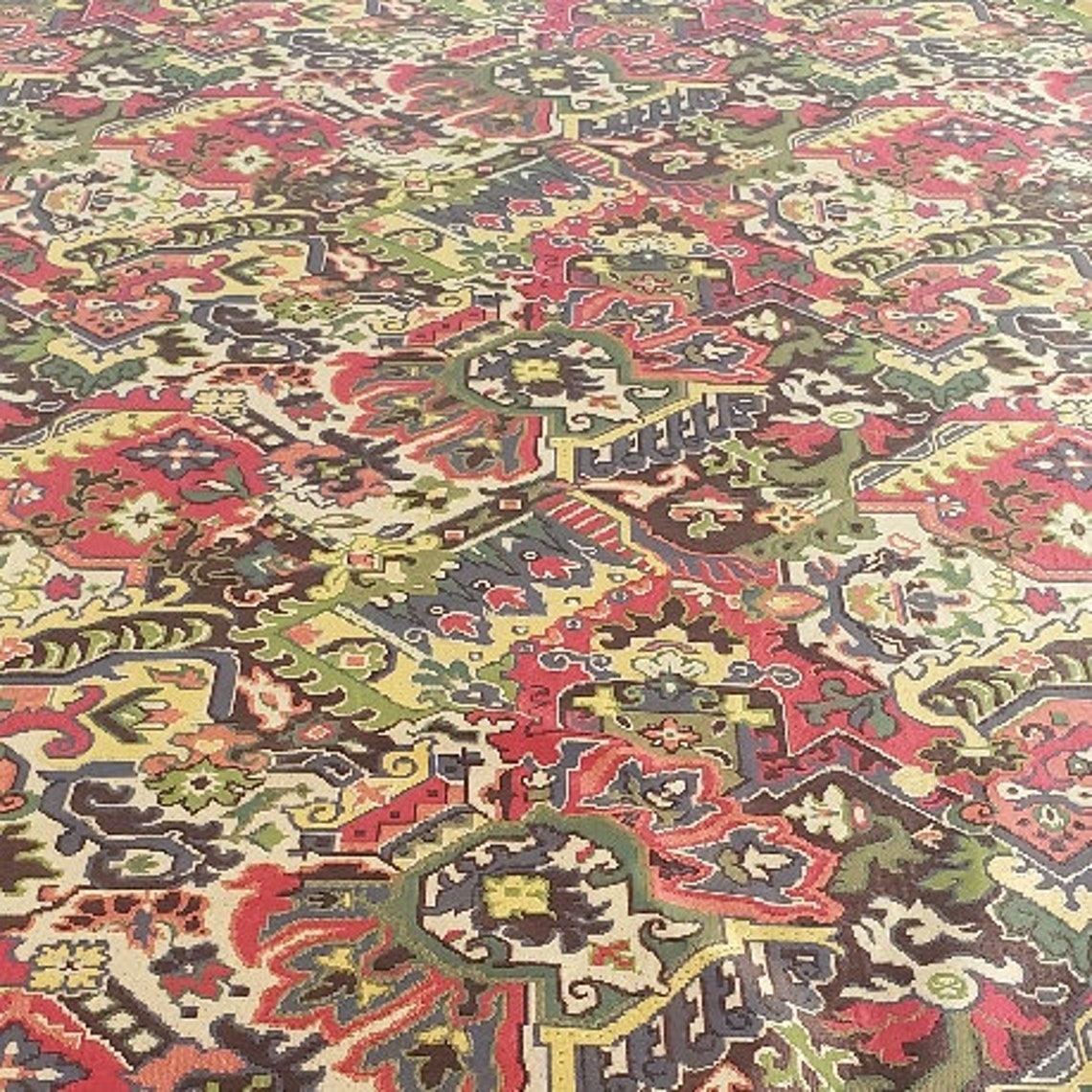 Wild With Color and Pattern in This Woven Polyester Pattern in | Etsy