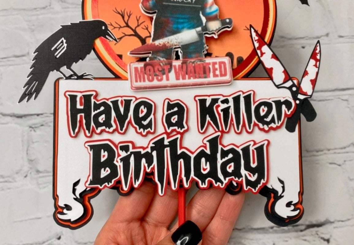 Chucky Cake Topper Chucky Doll Decorscary Birthday - Etsy