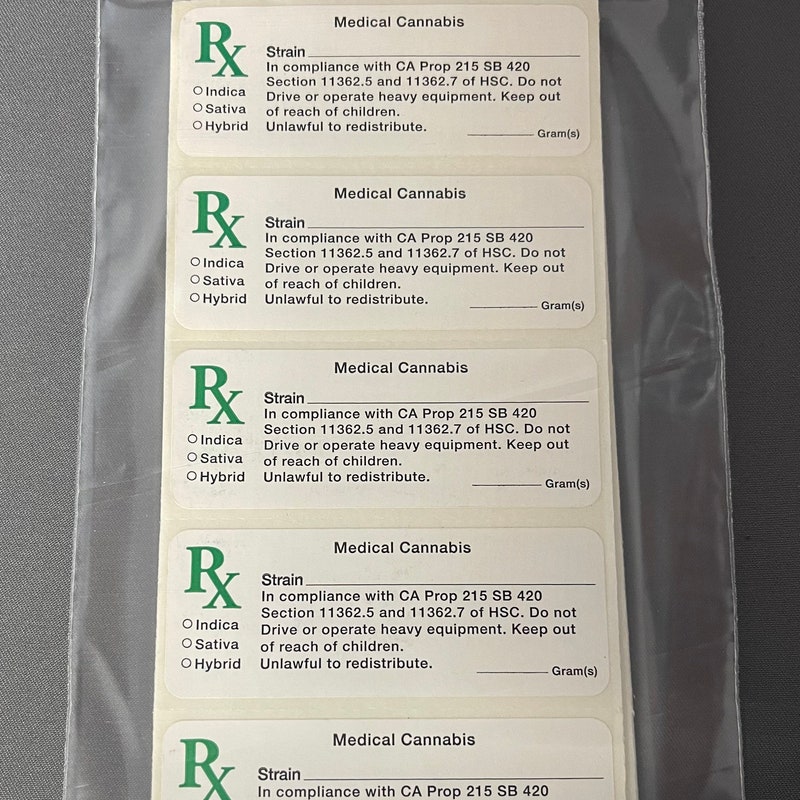 Rx Label - Etsy