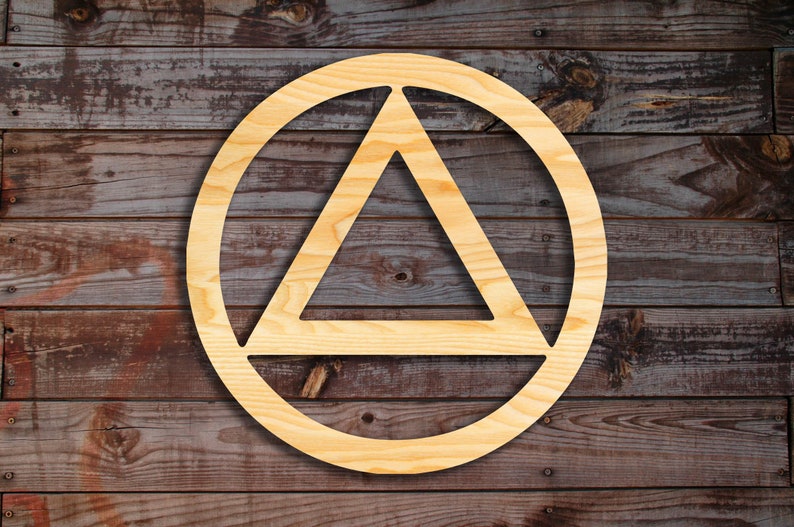 Alcoholics Anonymous wooden wall decor / decoration sign | Etsy