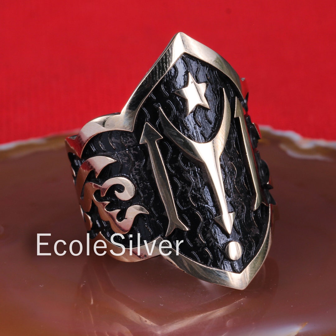 Kayi Tribe Ertugrul IYI Symbol Theree Crescent and Star - Etsy