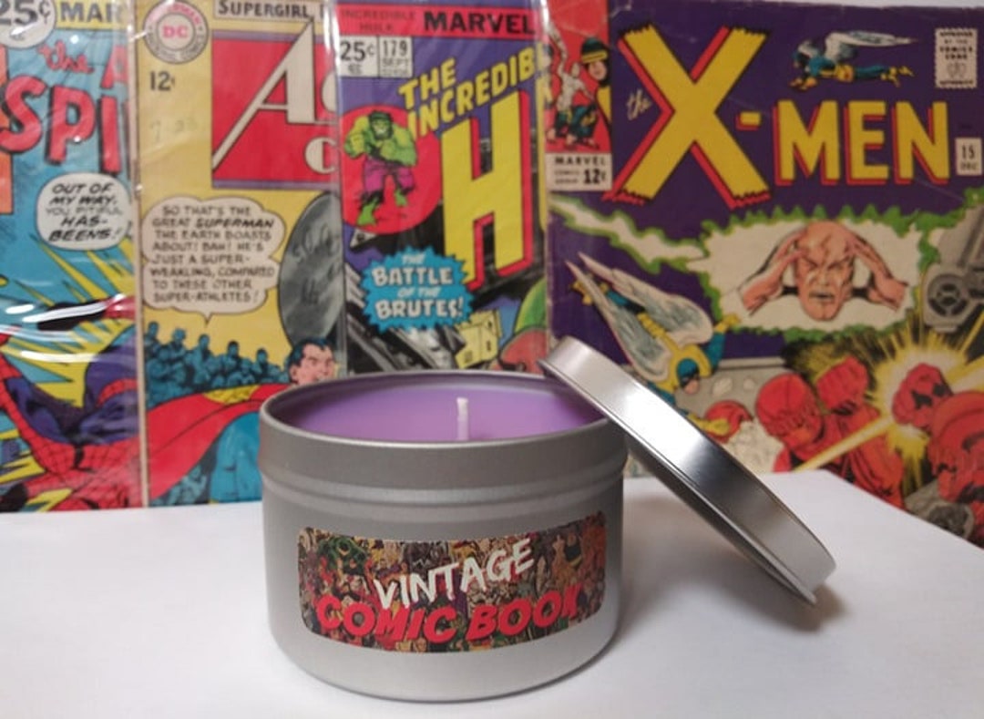 Vintage Comic Book Scented 8oz Candle - Etsy