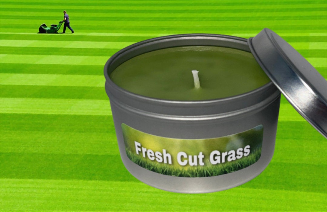 Fresh Cut Grass Scented Candle - Etsy