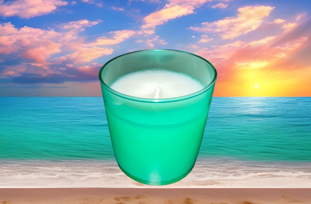 Sea Glass Ocean Scented Candle 8oz - Etsy