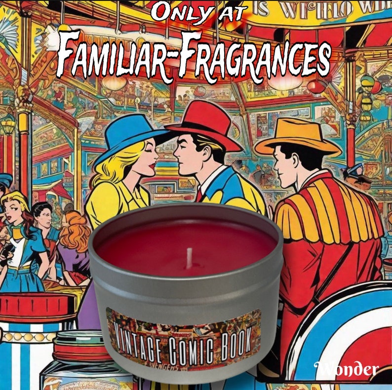 Vintage Comic Book Scented 8oz Candle - Etsy