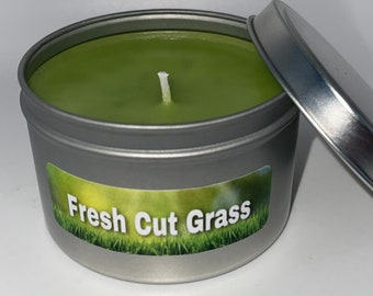 Fresh Cut Grass Scented Soy Candles Blended Soy Candles - Etsy