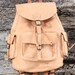 Womens Leather Backpack Beige Backpack Leather Backpack - Etsy