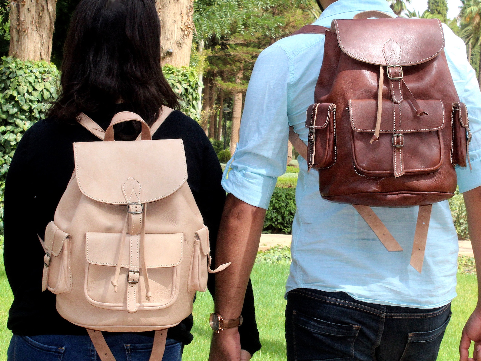 Womens Leather Backpack Beige Backpack Leather Backpack - Etsy