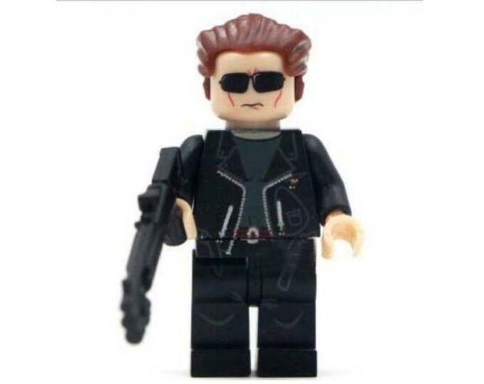 Terminator CUSTOM Collectable Minifigure Superheroes Fits LEGO - Etsy
