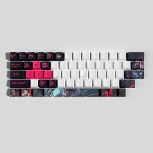 Valorant Fade Keycaps 29 Keys Set OEM Profile Gaming Anime Custom - Etsy
