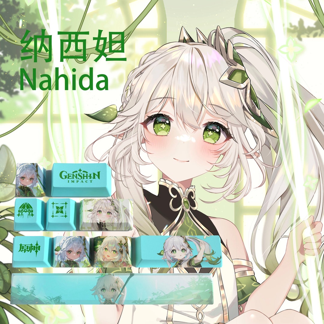 Genshin Impact Nahida Keycaps / Perfil OEM / Juegos / Anime ...