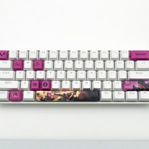 Valorant Reyna Keycaps OEM Profile Gaming Anime Custom - Etsy