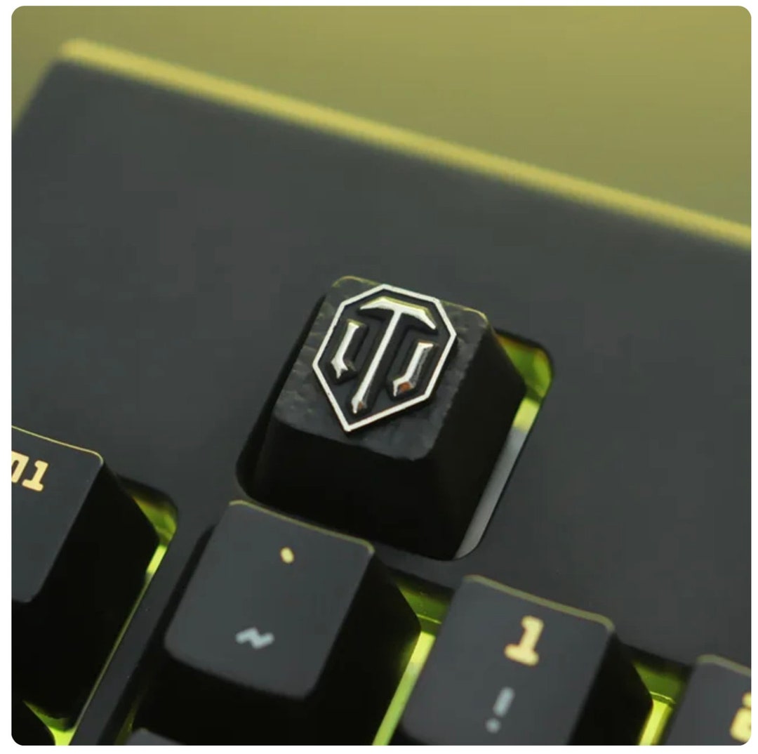 World of Tanks Logo Aluminium Keycap Gaming Custom Anime - Etsy