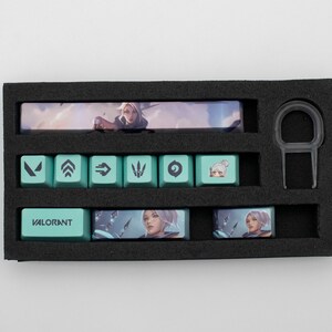 Valorant Jett Keycaps OEM Profile Gaming Anime Custom - Etsy