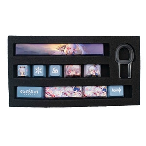 Genshin Impact Kamisato Ayaka Keycaps OEM Profile Gaming - Etsy