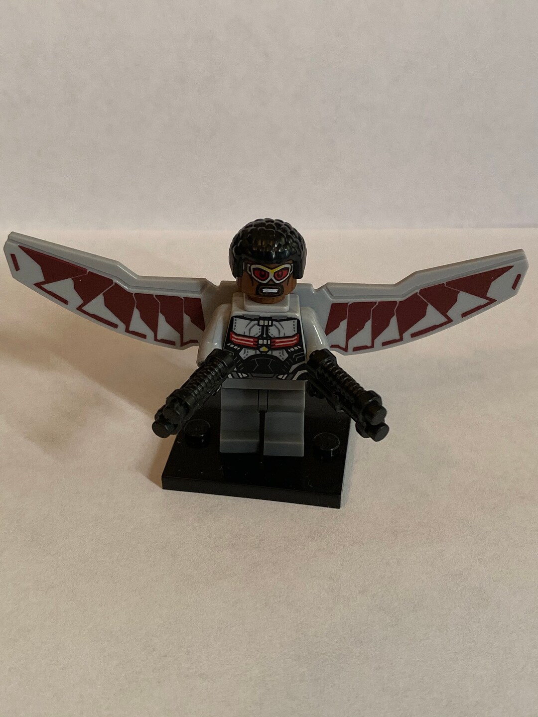 Falcon CUSTOM Collectable Minifigure Marvel Avengers Superheroes Fits ...